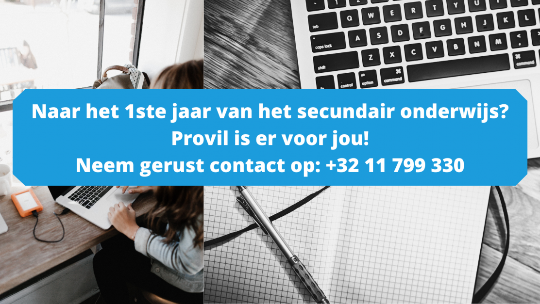 Starten in het eerste middelbaar | Provil